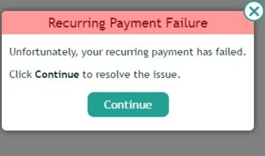 Resolving Payment Failure - AngelSense
