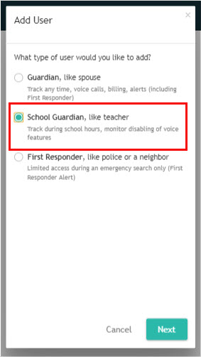 Managing School Guardians - AngelSense