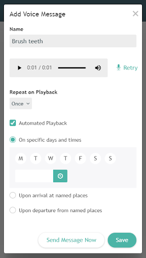 Voice Messages - AngelSense